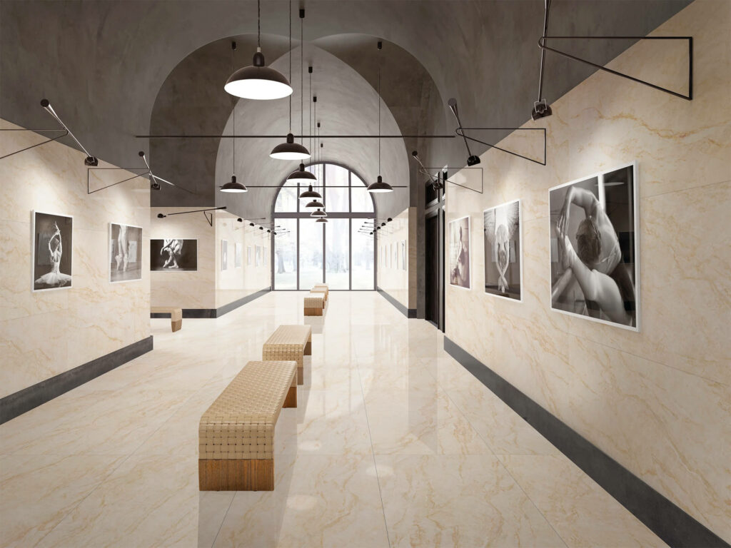 Palazzo Beige | Marmer Look Keramiek | Mat & Gepolijst - Van den Heuvel ...